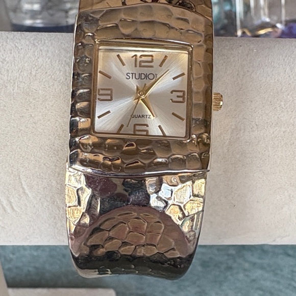 Studio | Accessories | Studio Womens Textured Gold Watch | Poshmark